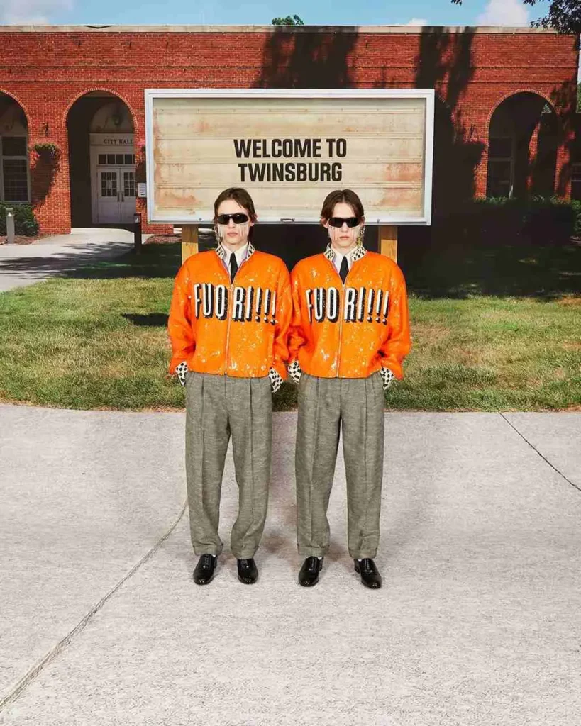 Gucci traz gêmeos idênticos para a passarela de Milão - PlatinaLine